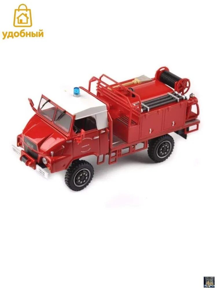 Характеристики: Коллекционная модель легкосплавного автомобиля/1:43/Citroen Simca Unic, пожарная машина