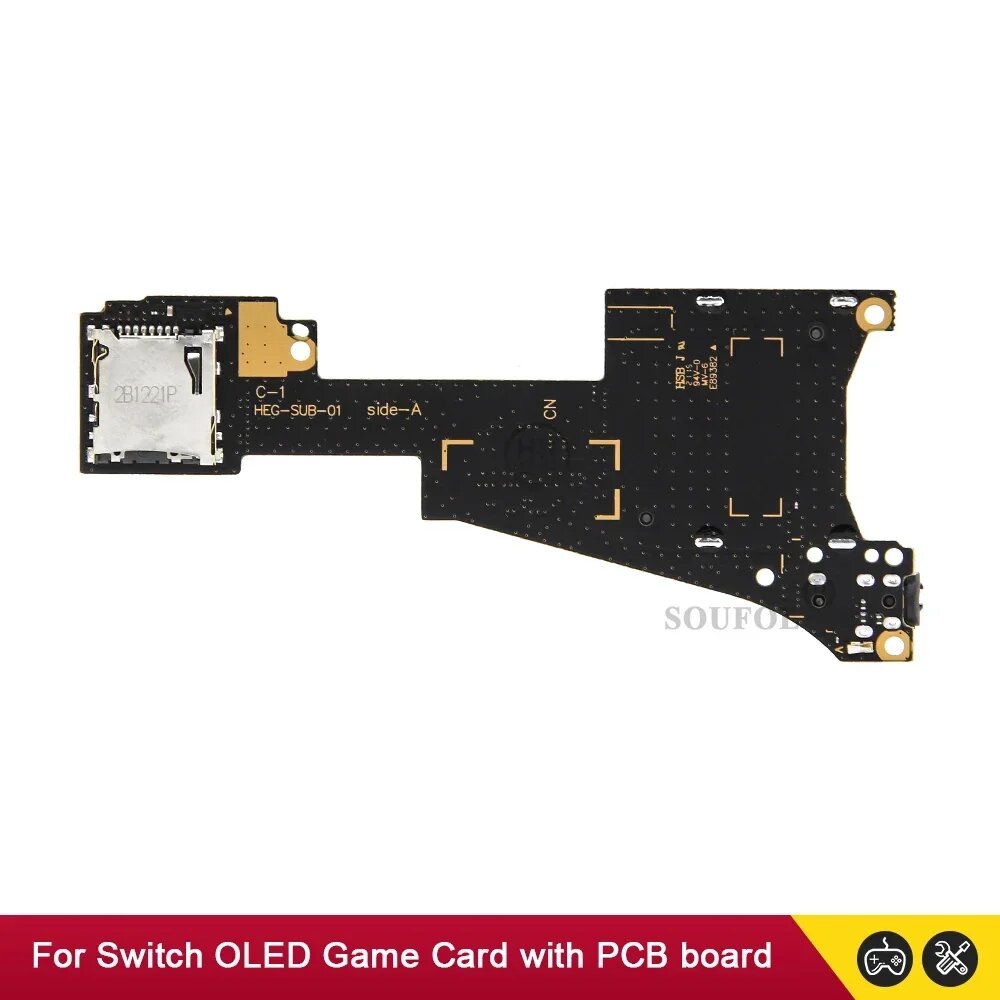 Новый для Nintendo Switch OLED-считыватель слотов для игровых карт с разъемом для платы, запасная часть, дропшиппинг