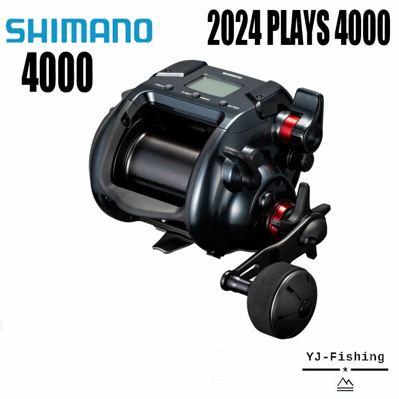SHIMANO 2024 PLAYS 4000 Под правую руку Электрическая рыболовная катушка