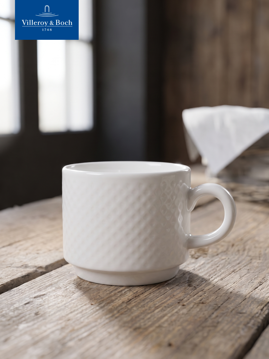 Чашка для эспрессо 100 мл, stackable, Easy White, Villeroy & Boch, Премиум-Фарфор