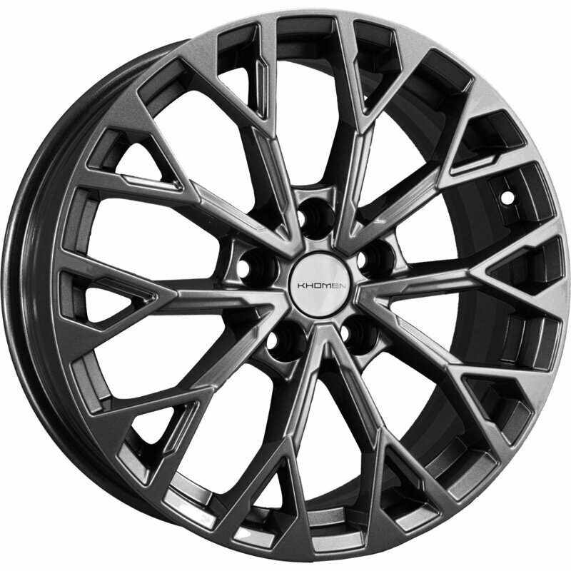 Литой колесный диск Khomen Wheels KHW1718 (CX-5/Seltos/Soul/Sonata) 7x17/5x114,3 ET50 D67,1 Gray