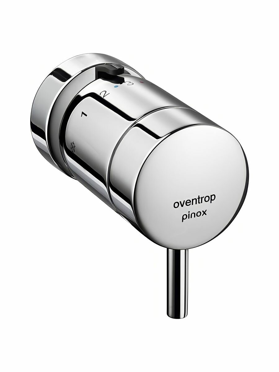 Термоголовка Oventrop Pinox H, M30x1,5, жидкостный чувст. элемент, однорычажный, хром, 1012165