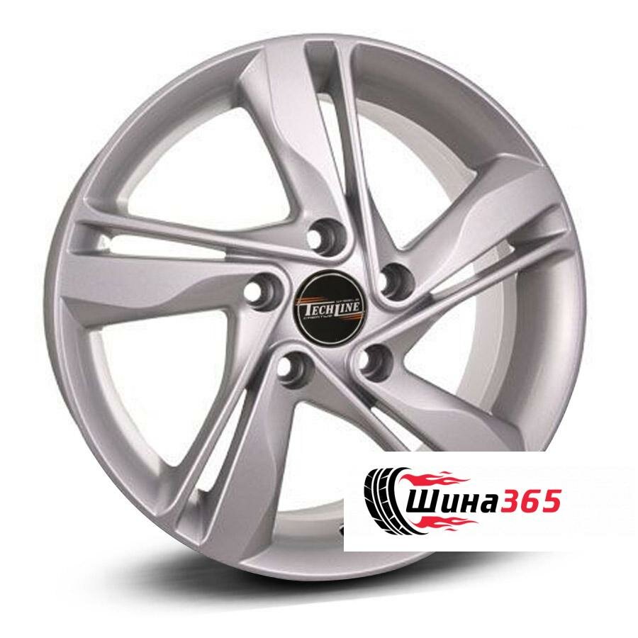 Литой колесный диск Tech Line 650 R16 / 6.5J PCD 5x114.3 ЕТ 50 ЦО 67.1 S
