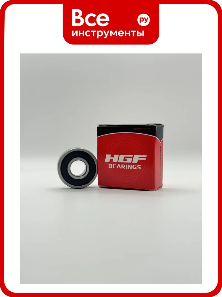 Подшипник HGF 180018, однорядный, шариковый, закрытый, сталь, 8x22x7мм
