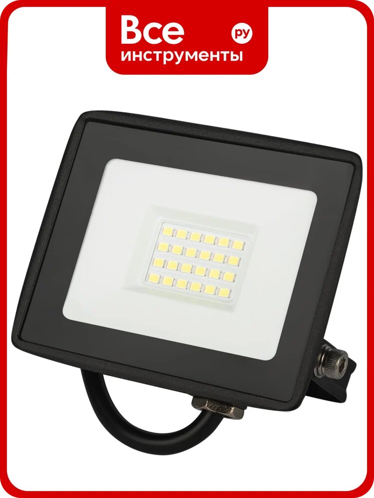 Прожектор светодиодный уличный ЭРА RED LINE LPR-024-030 30Вт 6500К 2400Лм IP65 Б0059613, выбора направления света