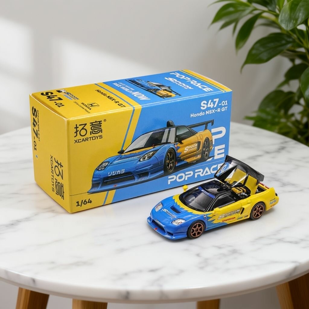 Игрушечный автомобиль XCARTOYS NSX-R GT 1:64 (металлические и пластиковые детали) S47-01#