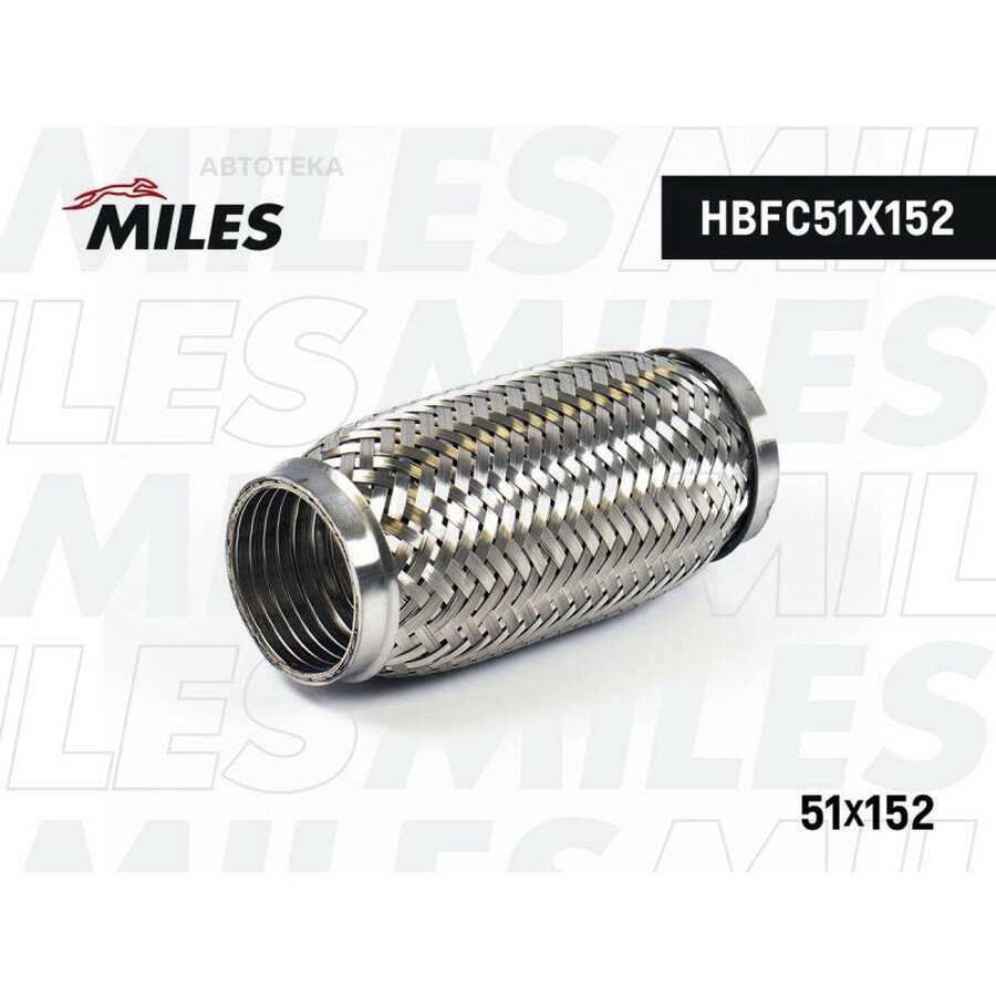 Труба гофрированная (гофра) металлорукавом 51X152 HBFC51X152 MILES HBFC51X152