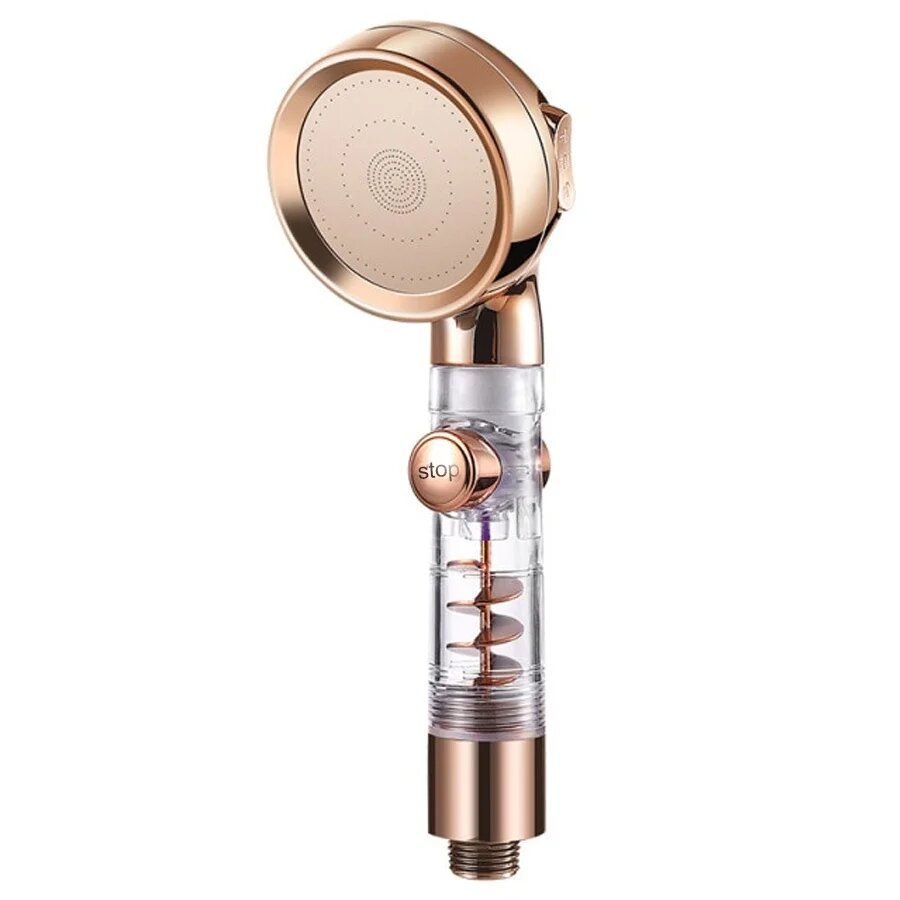 Turbo Shower Head ручная душевая лейка Upgrade-Rose Gold