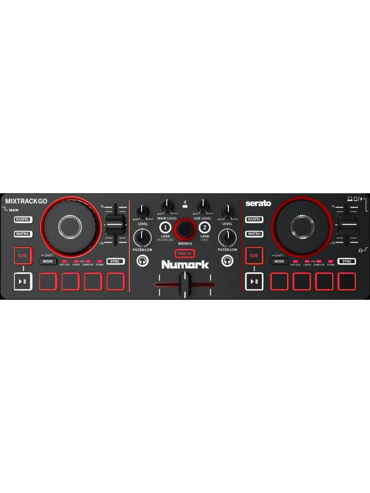 DJ-контроллер NUMARK Mixtrack Go, беспроводной, портативная версия