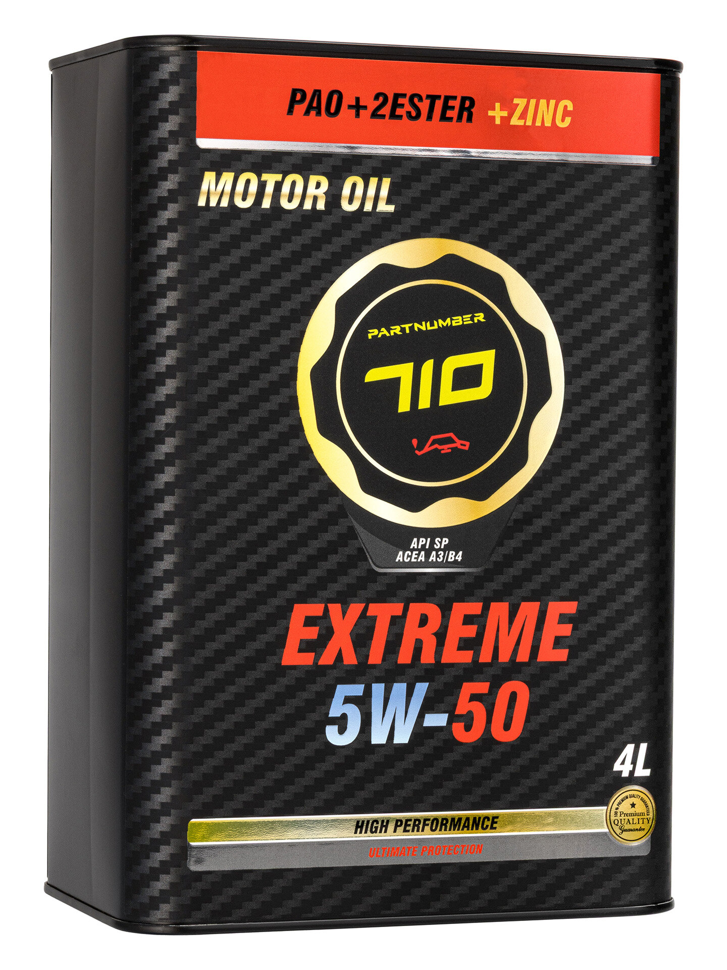 PARTNUMBER 710 EXTREME 5W-50 Масло моторное, Синтетическое, 4 л