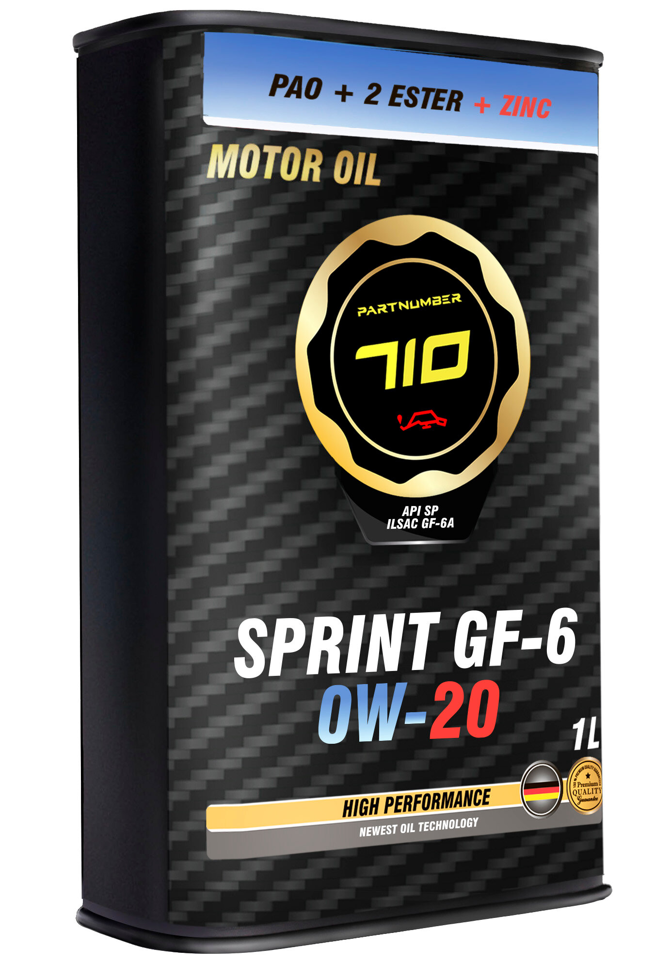 PARTNUMBER 710 SPRINT 0W-20 Масло моторное, Синтетическое, 1 л