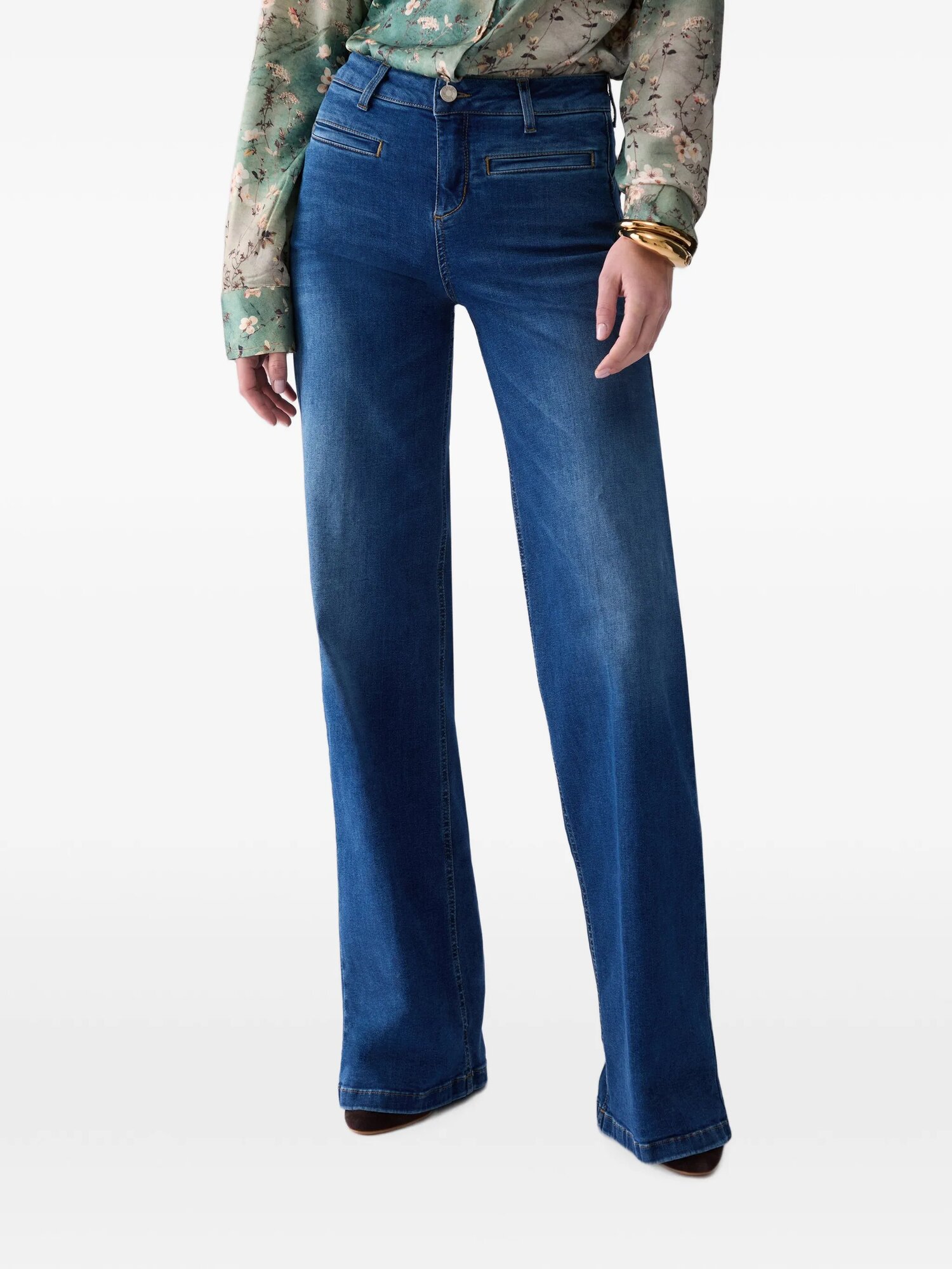 Джинсы LIU JO Stonewash flare jeans, размер 38 — фото 1