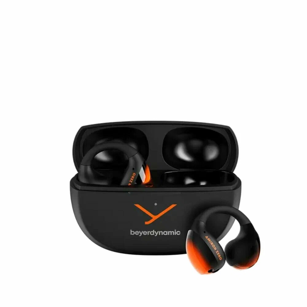 Беспроводные наушники с микрофоном Beyerdynamic AMIRON ZERO, Bluetooth, USB Type-C, черно-оранжевые