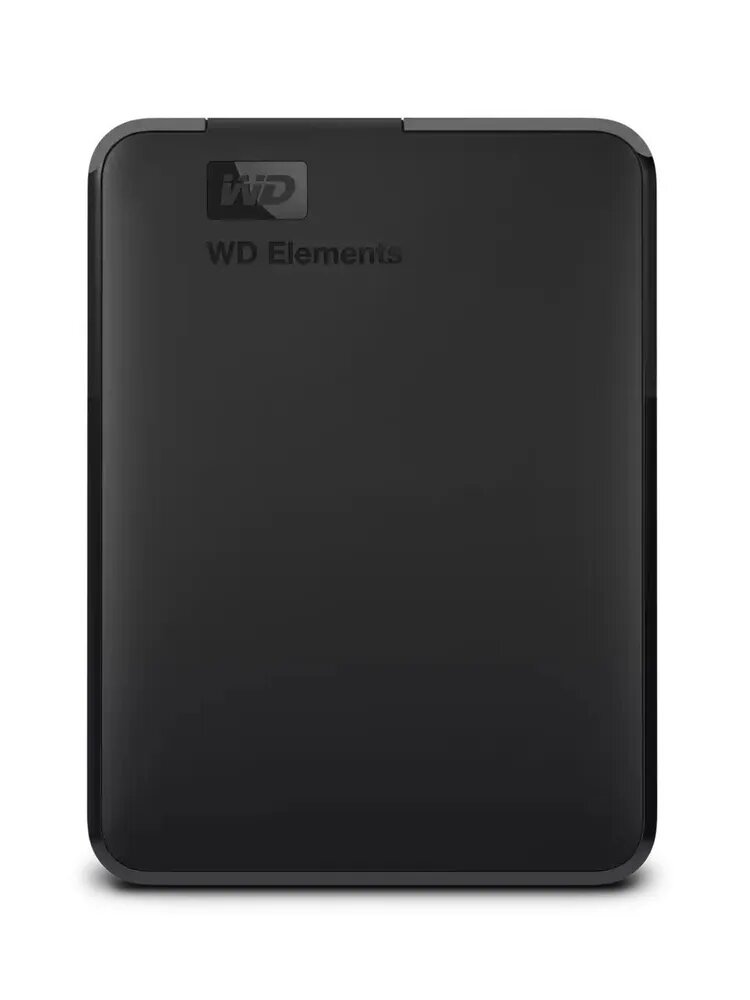 Western Digital 5 ТБ Внешний жесткий диск Elements Portable (WDBU6Y0050BBK-WESN), Пластик, черный