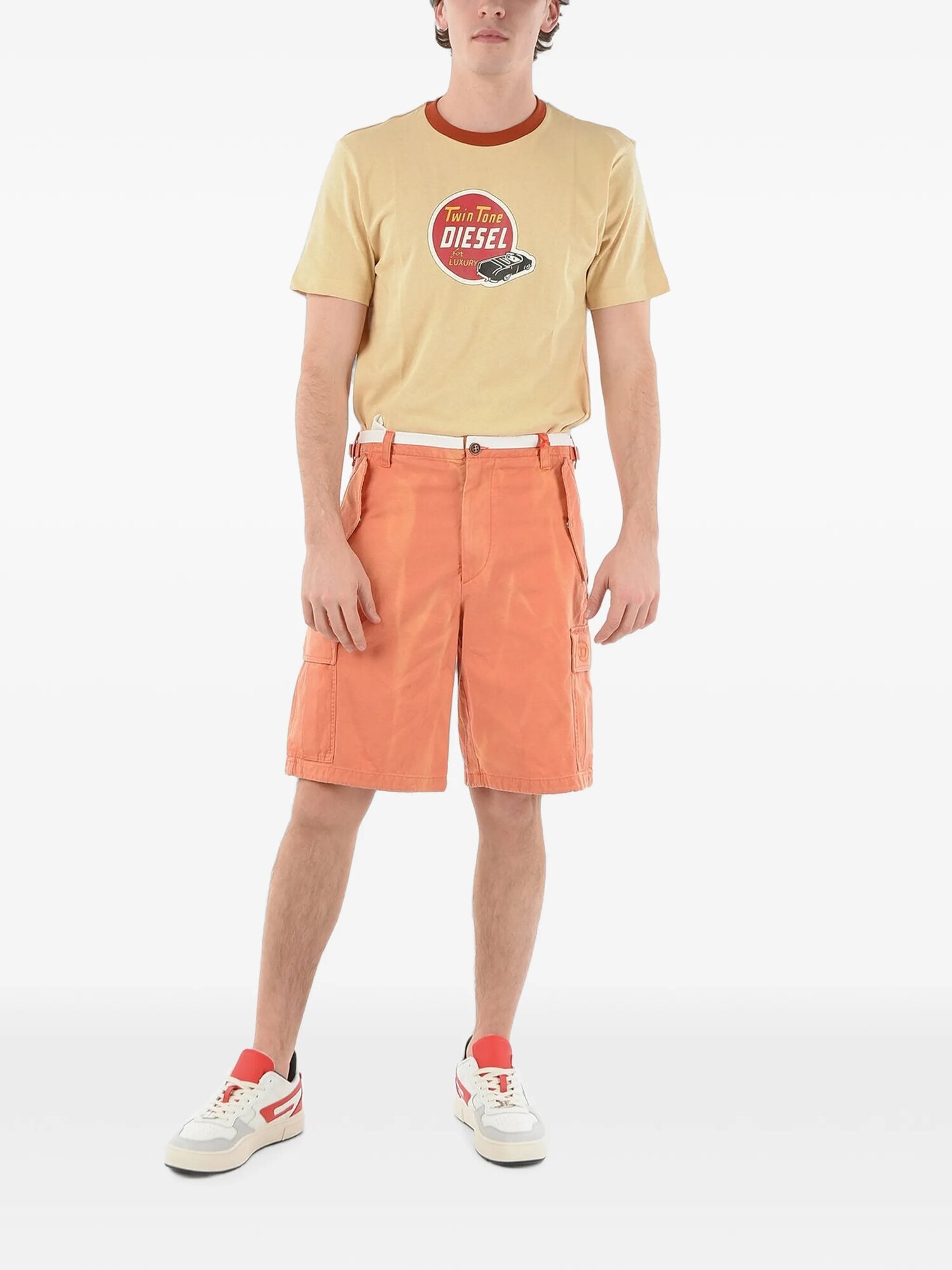 Шорты DIESEL Belt-loop cargo shorts, размер 46 EU — фото 1