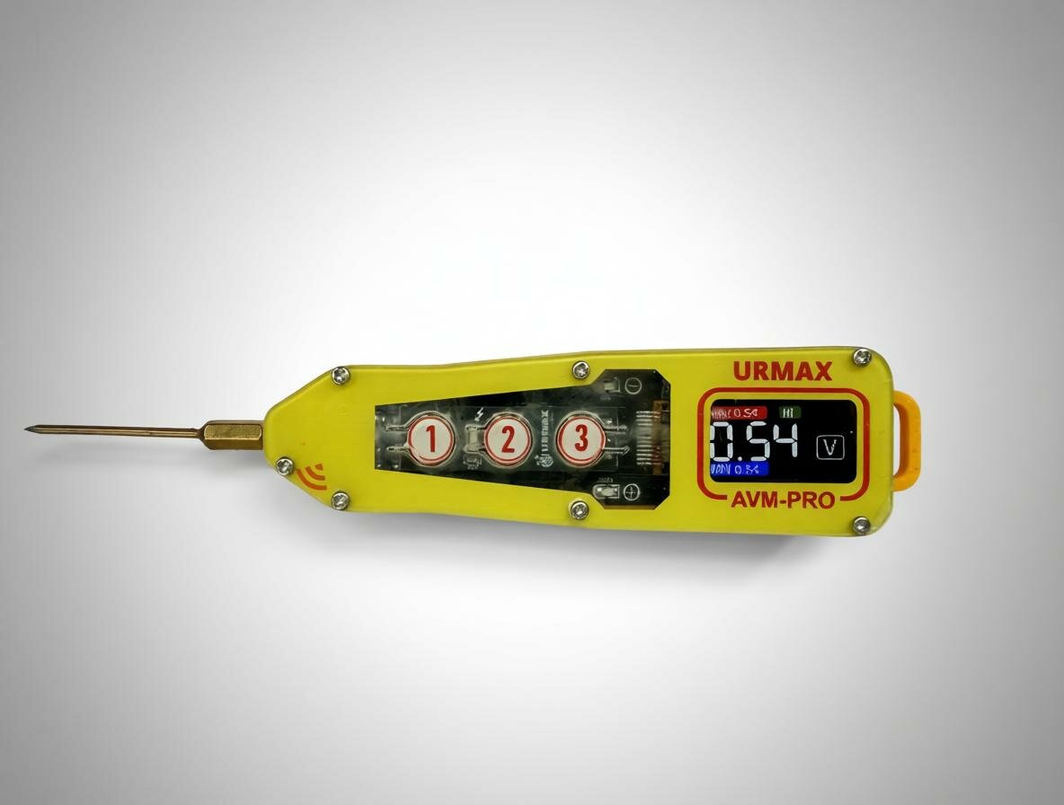 Тестер - контролька для автоэлектрика URMAX 12/24V AVM PRO версия 7 цифровой