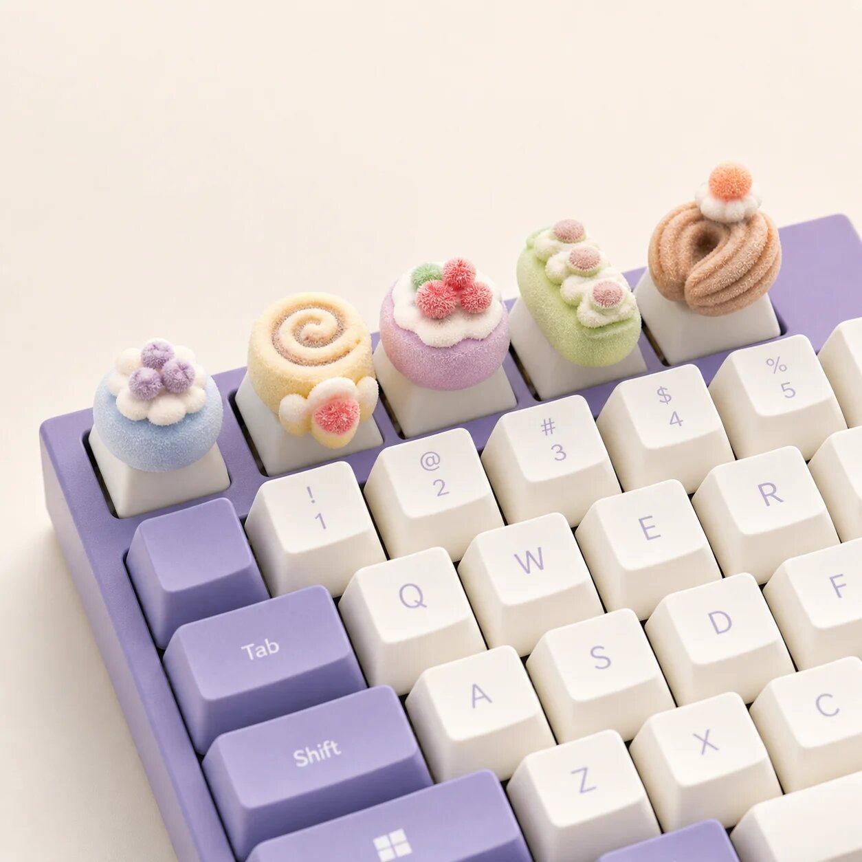 5pcs Keycap Set для механической клавиатуры, 3D-кейкапы
