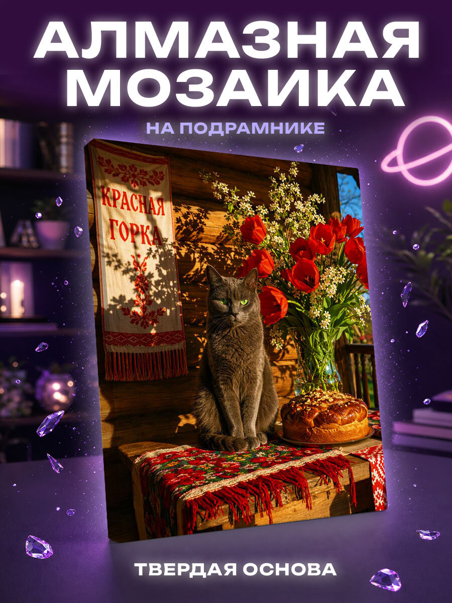 Алмазная мозаика Весна на Красную горку