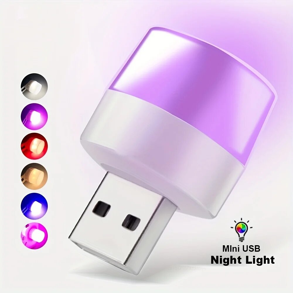 USB Ночник Белый, White light — фото 1