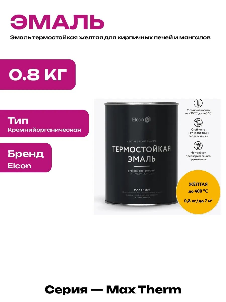 Термостойкая эмаль для суппортов и радиаторов отопления 0.8
