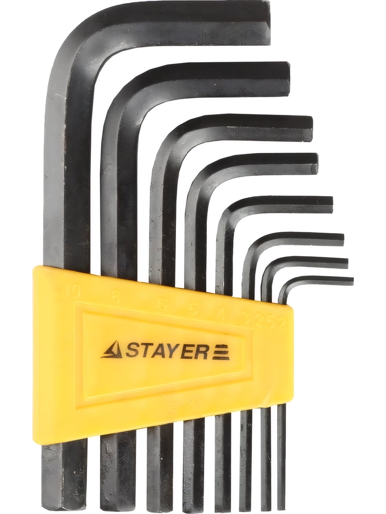 Набор имбусовых ключей STAYER STANDARD, 8 шт