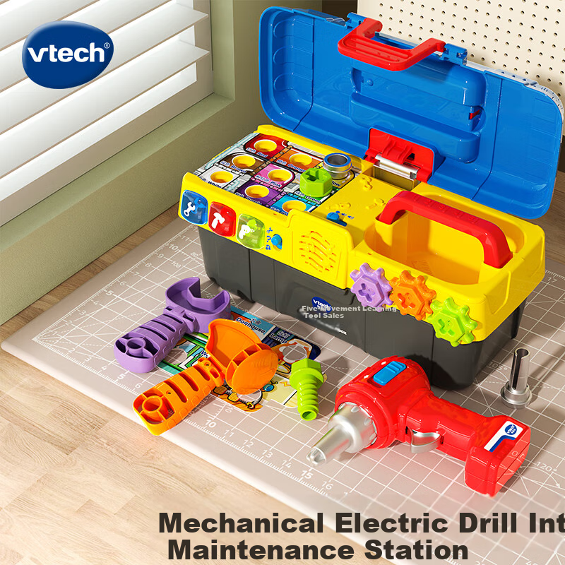 VTech Интерактивная кухонная наборная коробка для детей 2-5 лет Обучающая игрушка в подарок Цвет：Интерактивный учебный