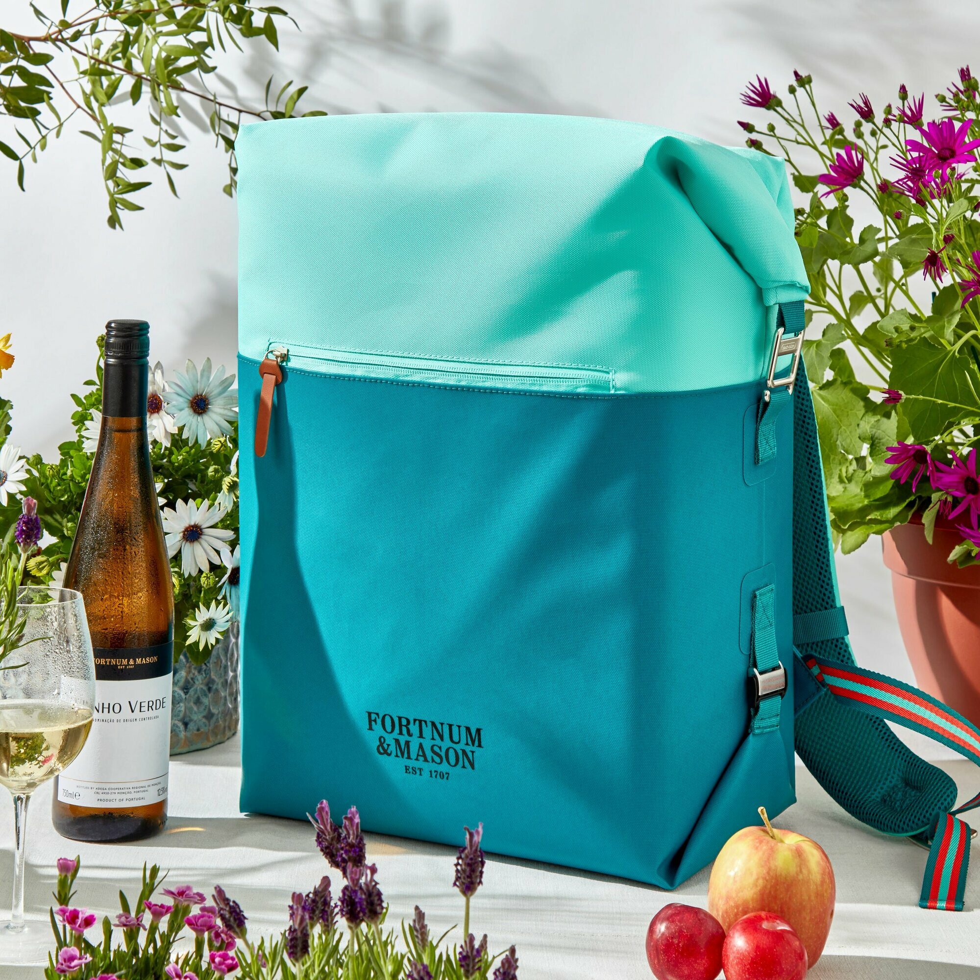 Рюкзак-холодильник Fortnum&Mason: изолированный, из переработанных материалов, идеален для пикника