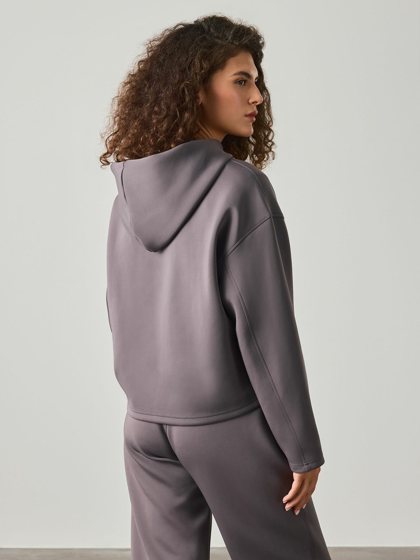 Худи JUST CLOTHES Осень-зима 2025, размер 50, , коричневый — фото 1