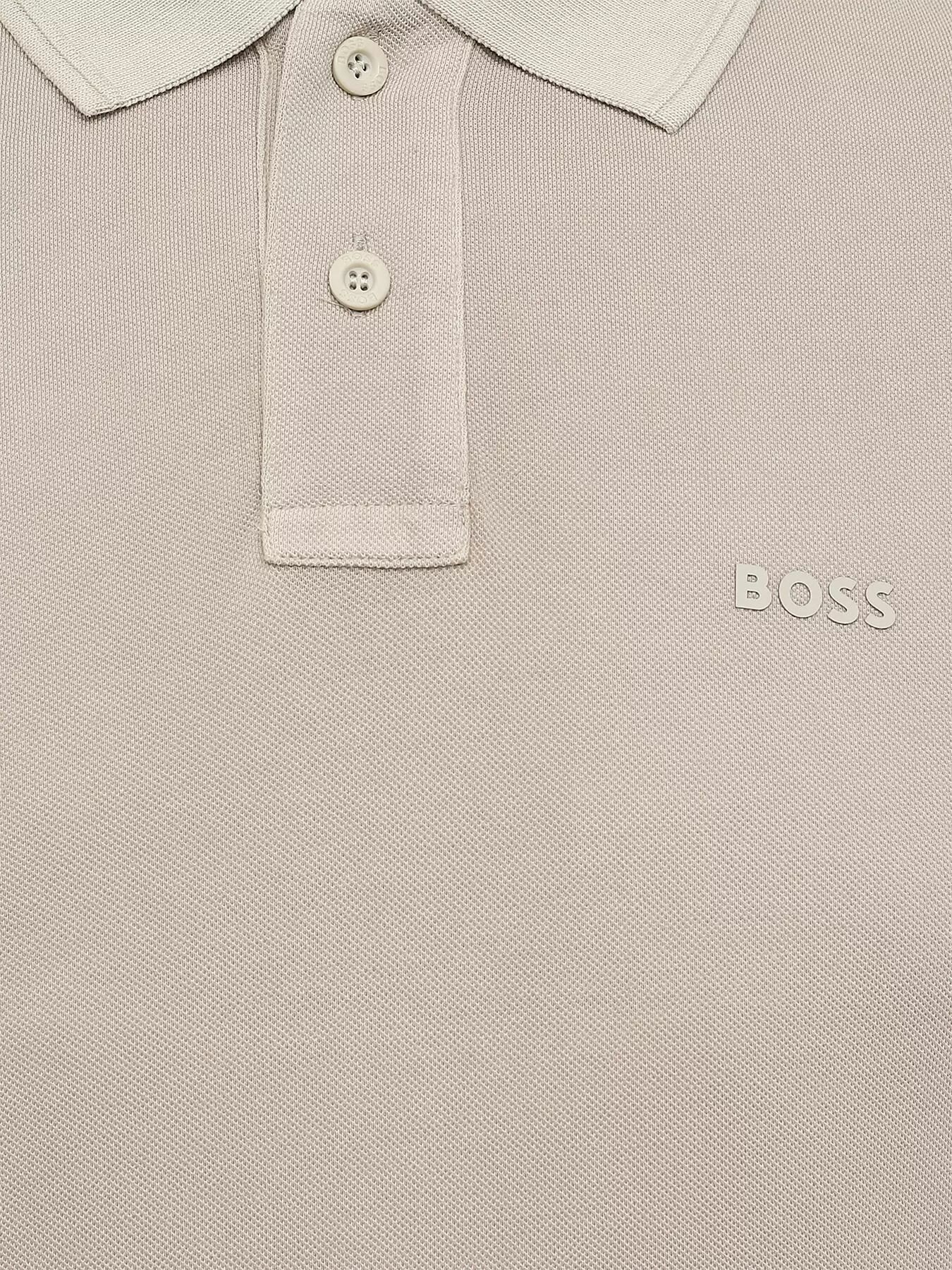 Поло BOSS, размер L, бежевый — фото 1