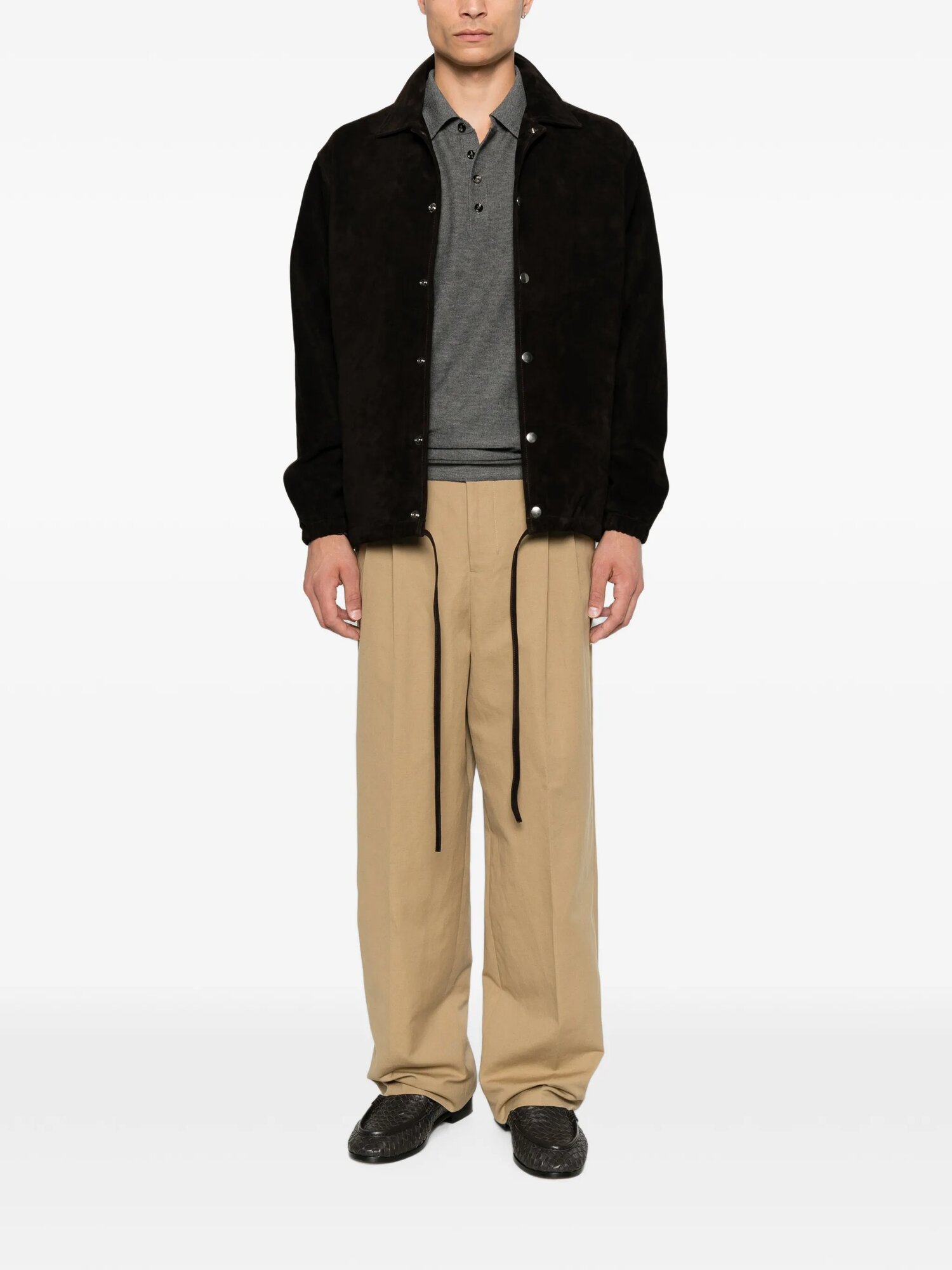 Куртка Giorgio Brato Suede long-sleeves jacket, размер 48 — фото 1