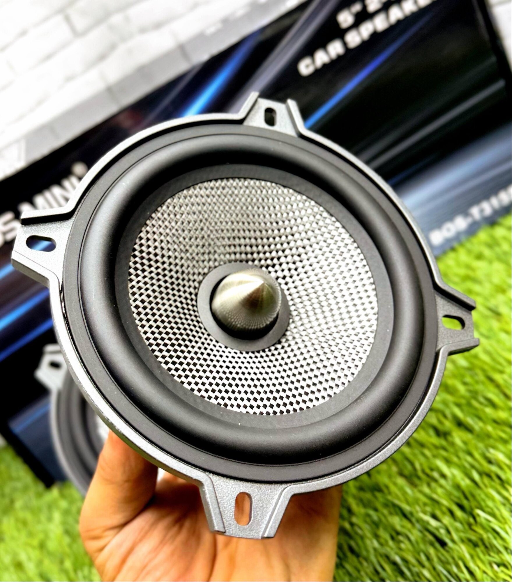 Автомобильные динамики (колонки) BOS MINI 13 См (5 Дюйм.), комплект из 2х шт.