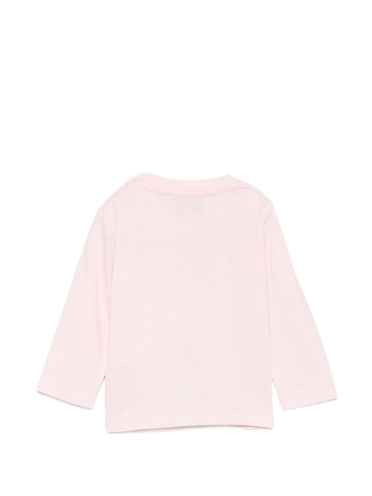 Футболка MOSCHINO Logo-print T-shirt, размер 3 года, coral pink — фото 1