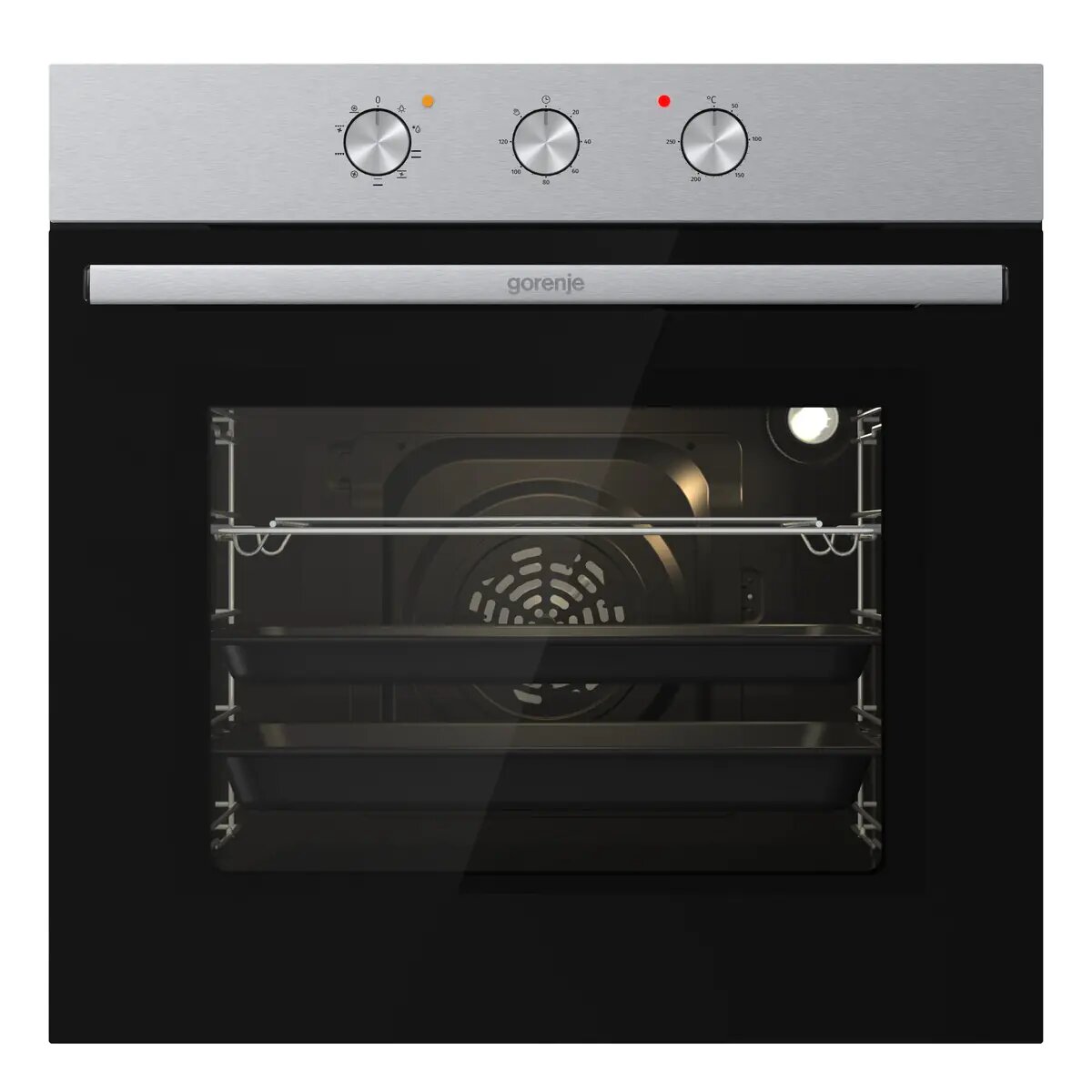 Встраиваемый духовой шкаф Gorenje BO6727E03AXN, электрический, пиролитическая эмаль