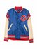 Куртка Golden Goose Leather-sleeve Journey bomber jacket, размер 50
