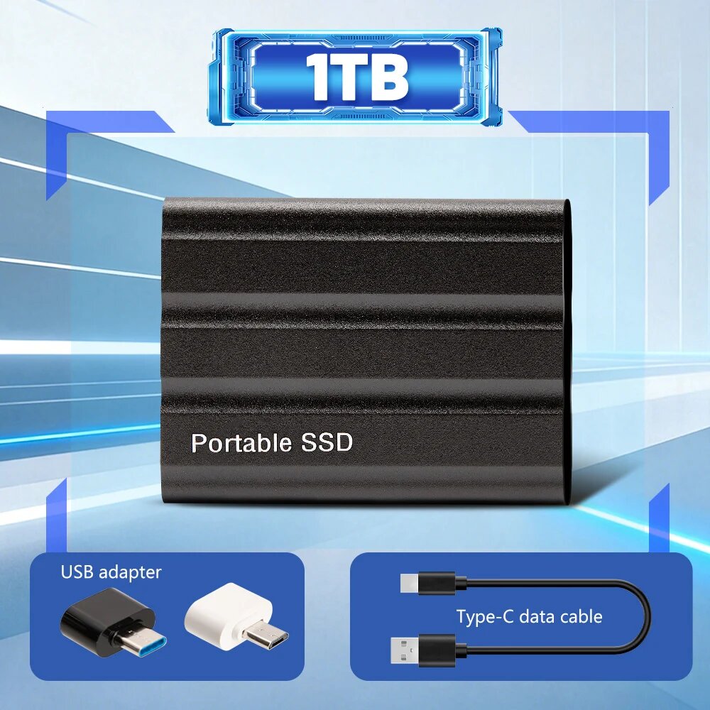 Портативный SSD Samsung 1/2/16 ТБ 1TB