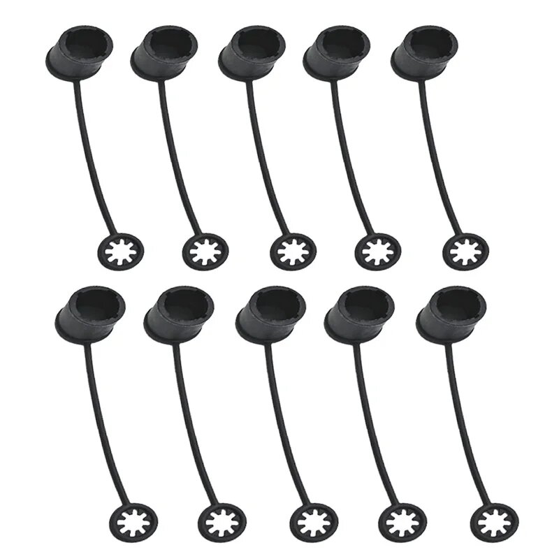 Резиновые пылезащитные колпачки для разъемов Ethercon TOURYCABLE TR317-10-BLK