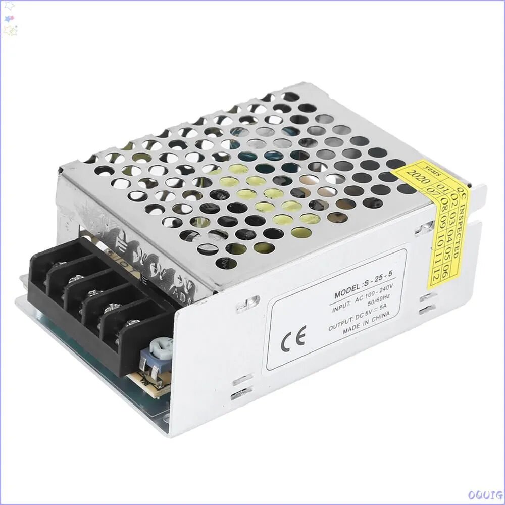 Импульсный источник питания S-25-5 5V/5A/25W AC100-240V