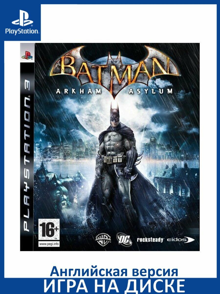 Игра Batman: Arkham Asylum PS3 Диск на PlayStation 3 Английская версия