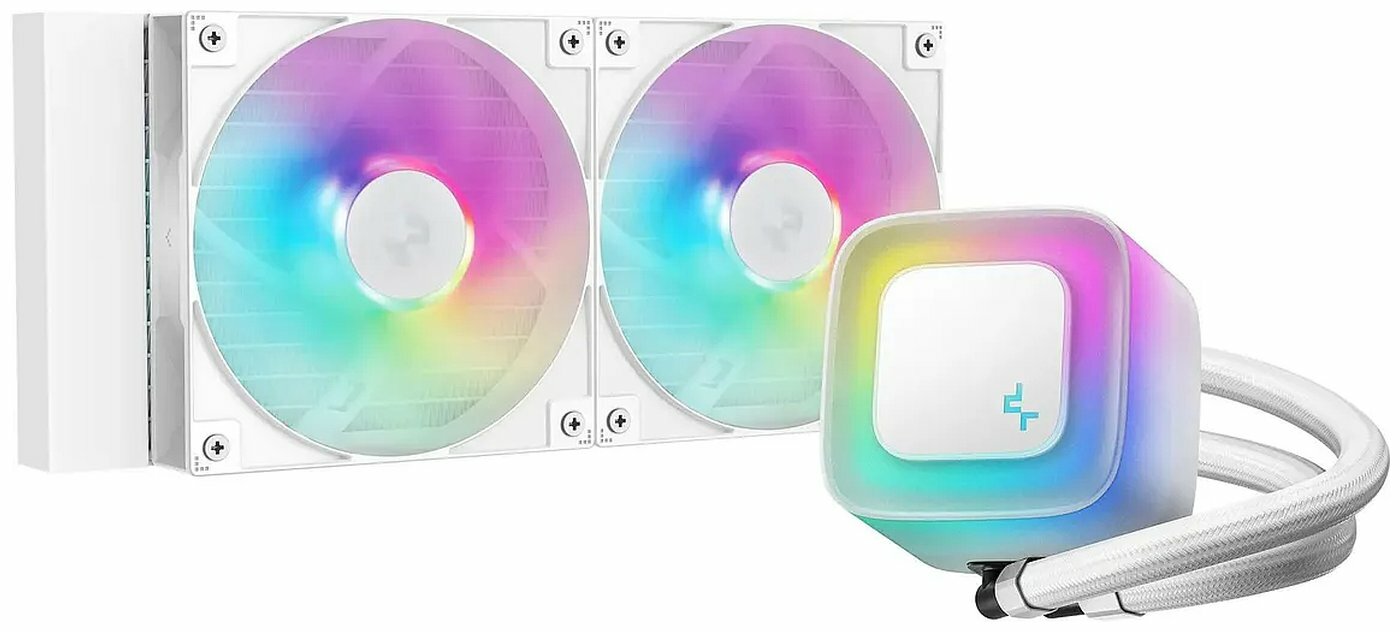СЖО для процессоров Deepcool LE240 WH V2 ARGB (R-LE240-WHAMMN-G-2)