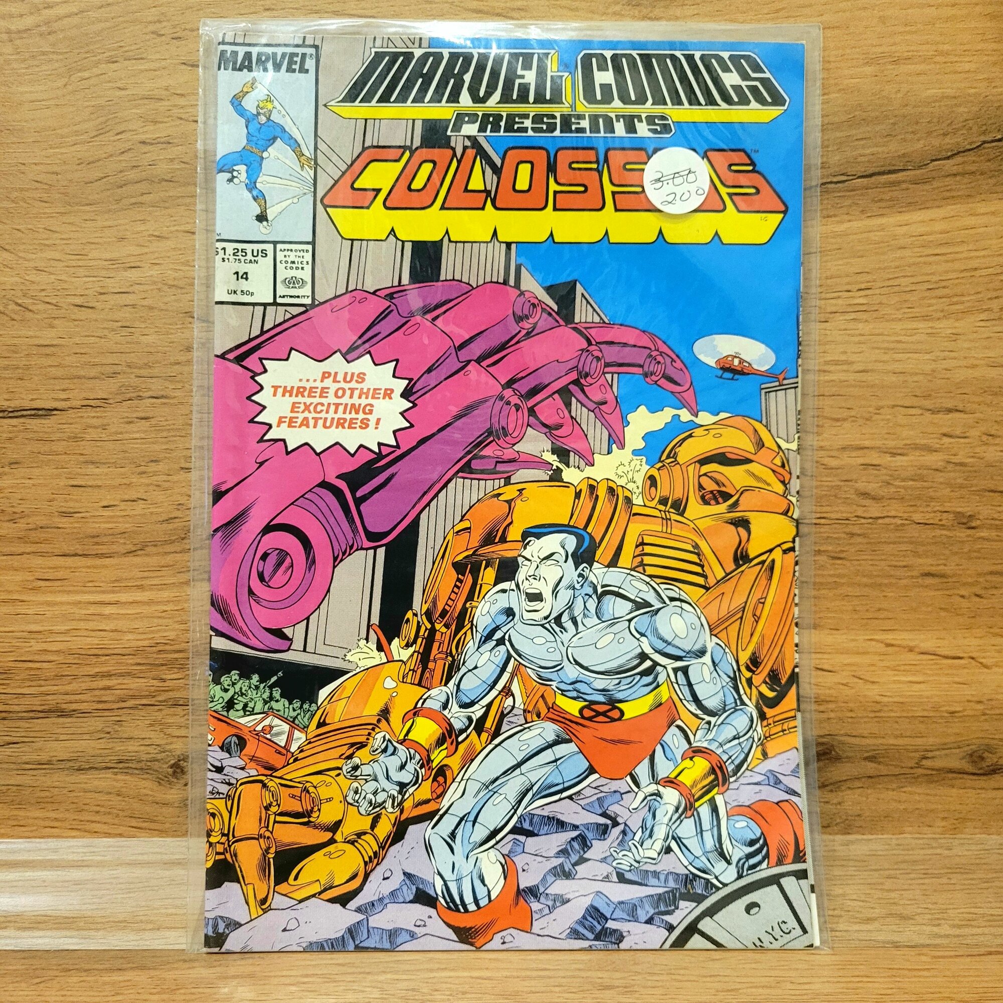Ретро Комикс Colossus #14. 1990 Год. Комикс (сингл) на английском языке