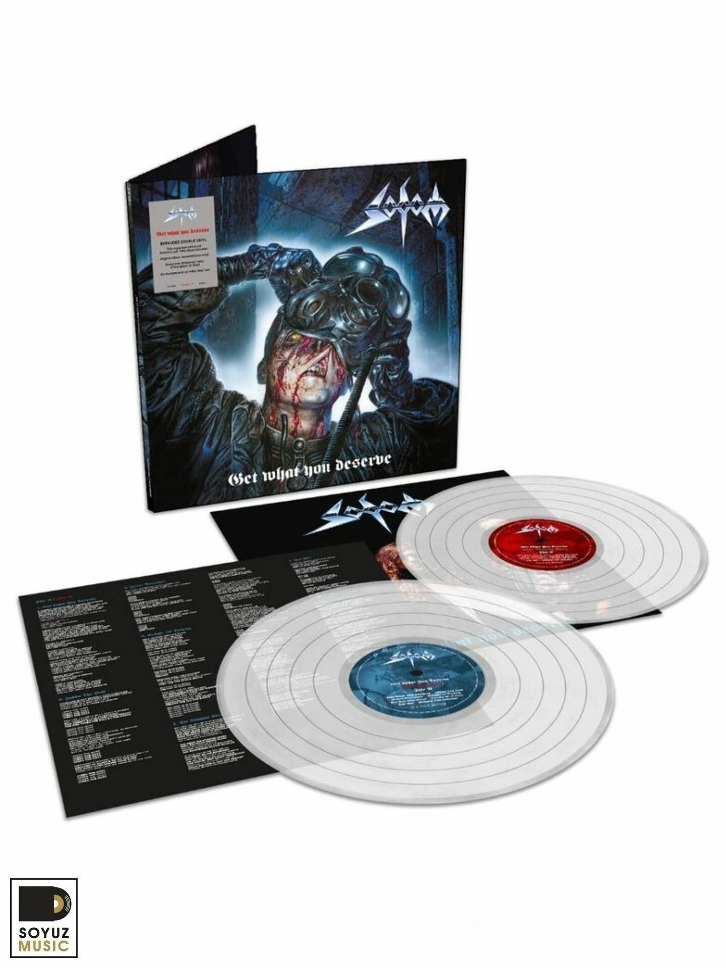 Sodom. Get What You Deserve (2LP Clear/Reissue/Виниловая пластинка)