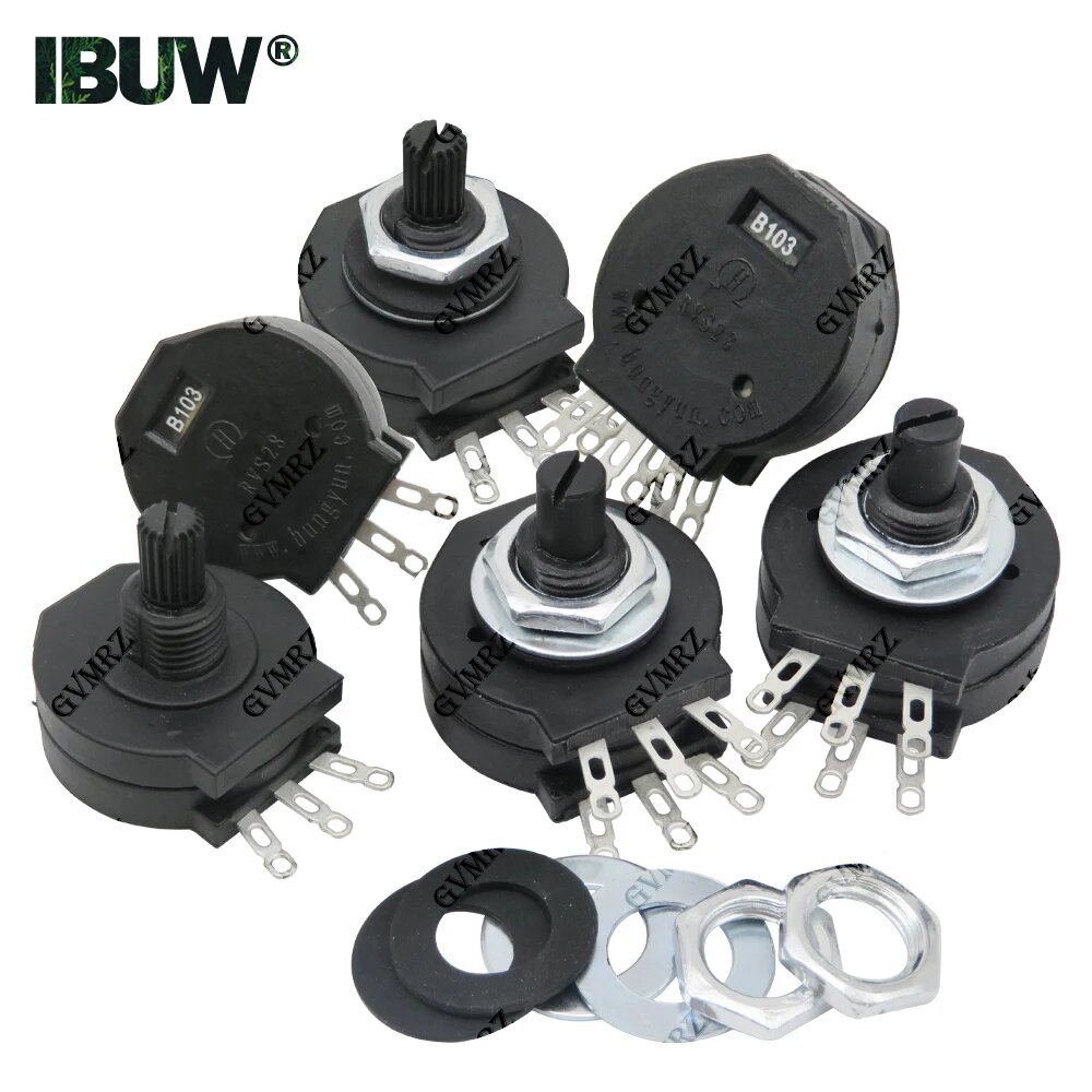 Потенциометр для сварочного аппарата RVS28 P-B102/B103 6PIN 103 10K, 5PCS