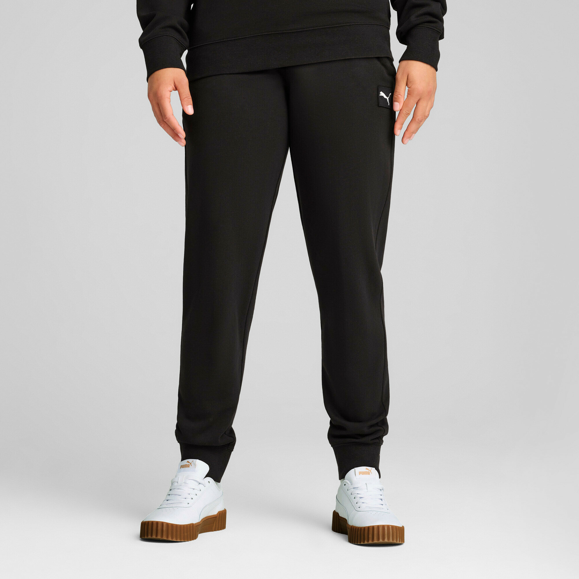 Брюки PUMA ESS ELEVATED Sweatpants, размер S, black — фото 1