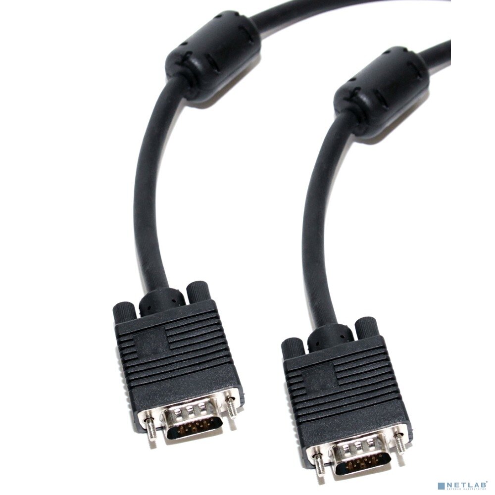 5bites APC-133-100 Кабель VGA сигнальный HD15M/HD15M, ферр. кольца, 10м.