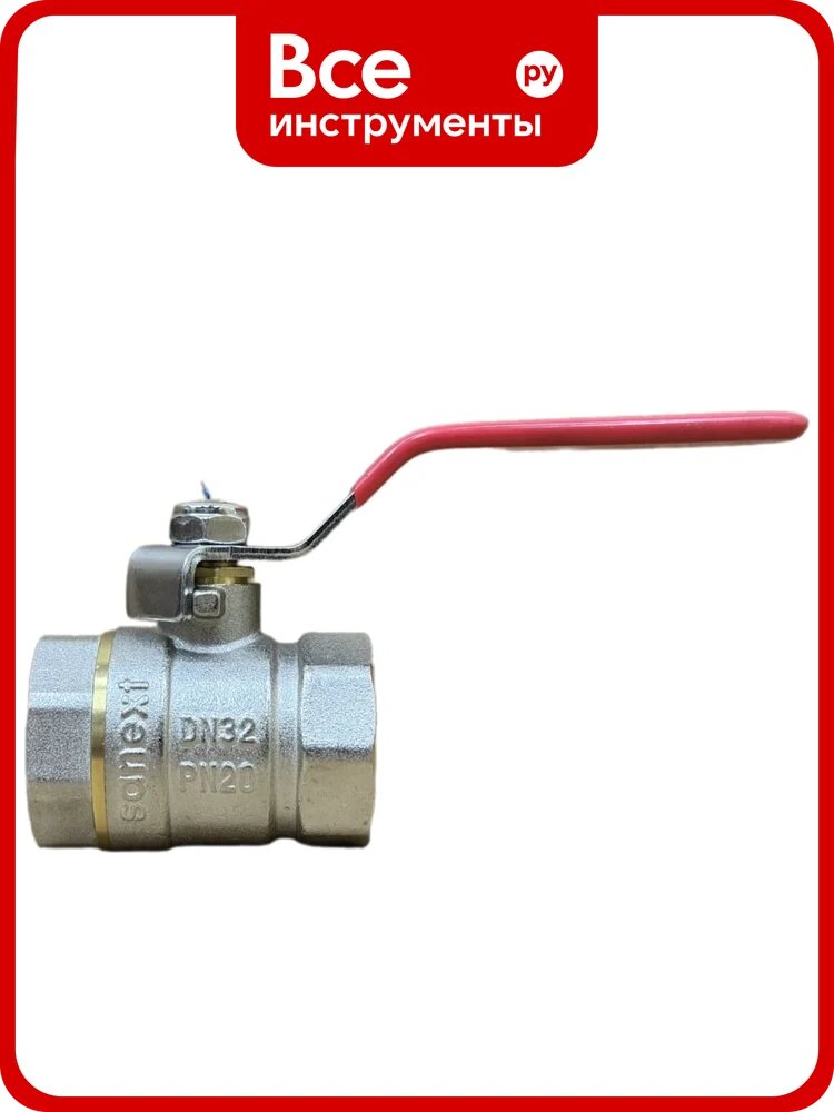 Шаровый кран SANEXT ГОСТ, PN40, Ду 40, ВР 1 1/2" рычаг 8755