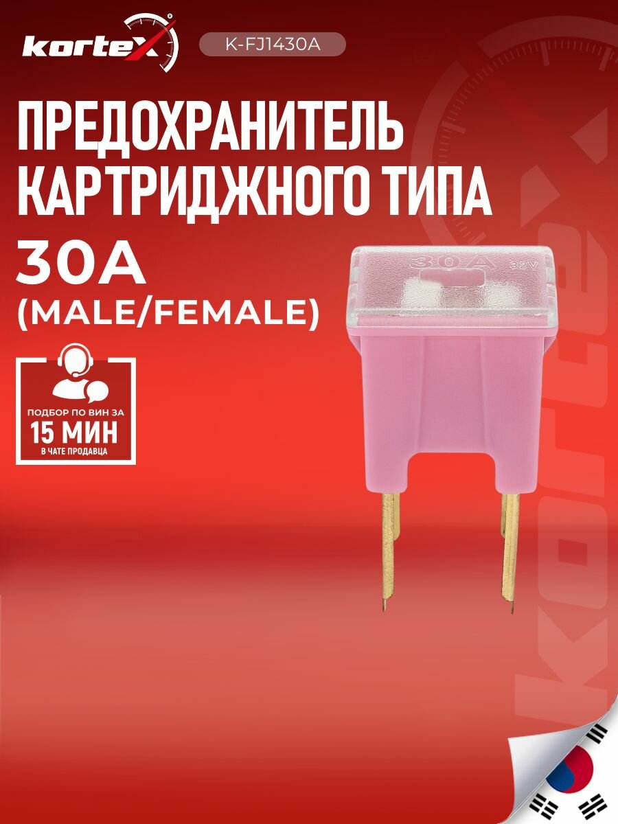 Предохранитель картриджного типа ( male/female ) 30A