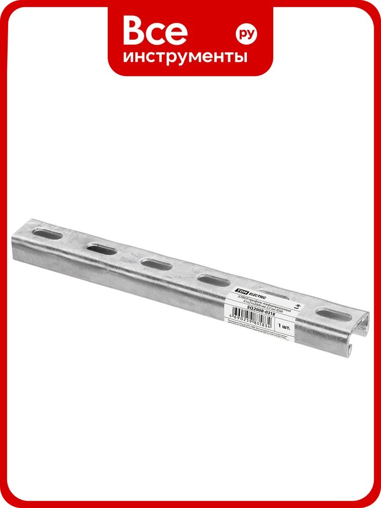 STRUT-профиль перфорированный TDM ELECTRIC 41x21x2000 мм 2,5 мм SQ2908-0318