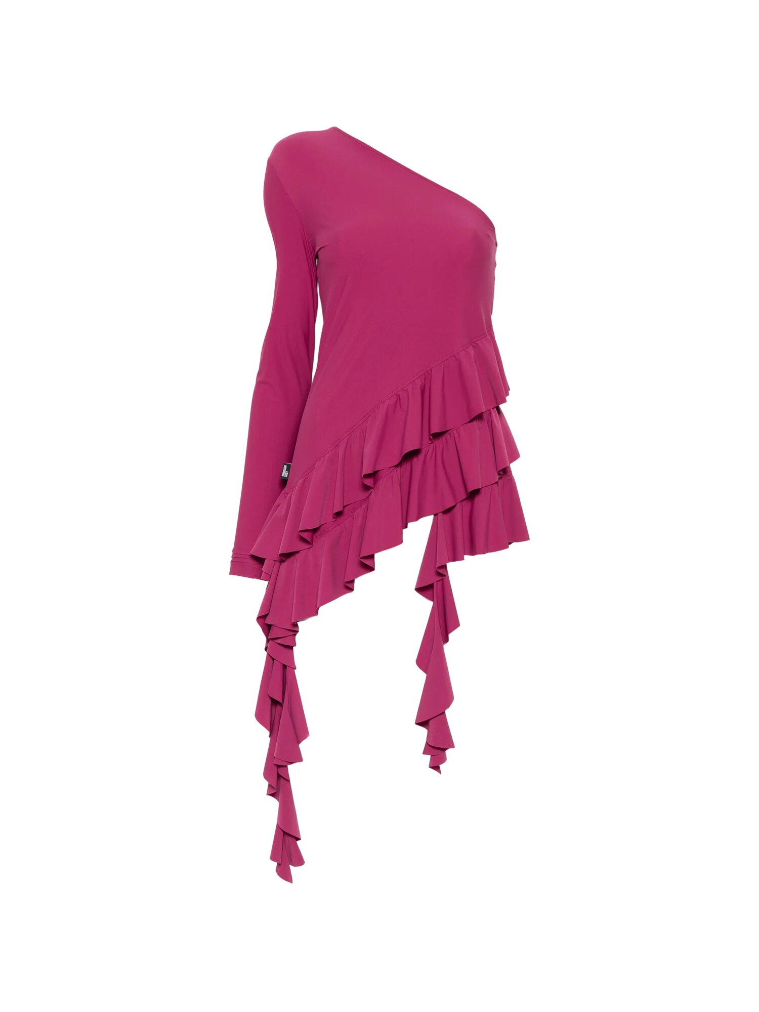 Топ One-shoulder ruffled top