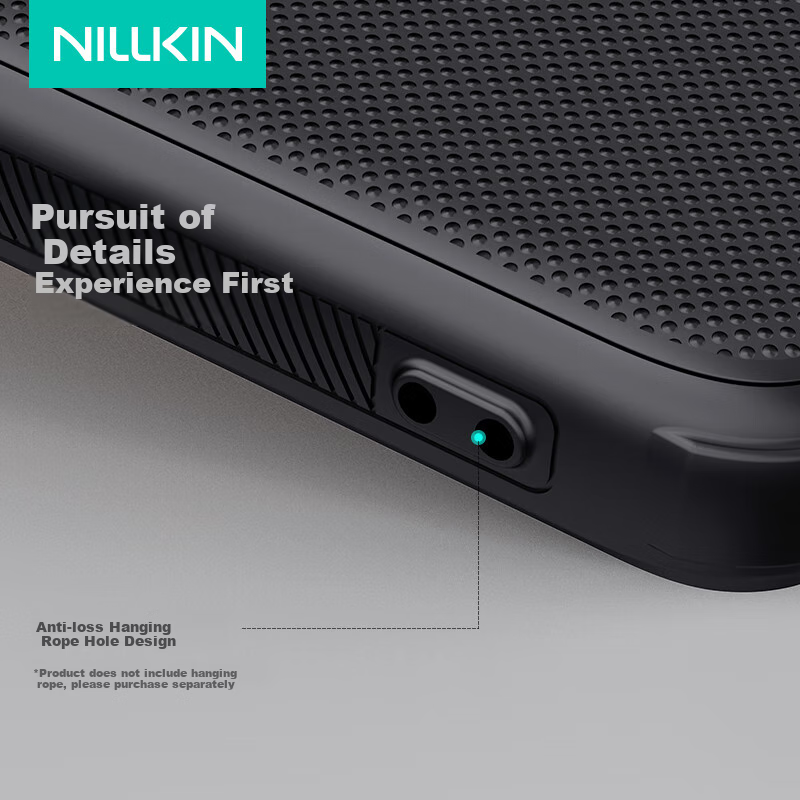 NILLKIN Матовая противоударная чехол для Xiaomi Redmi K80 Pro с полным покрытием Цвет：Черный [Стандартная