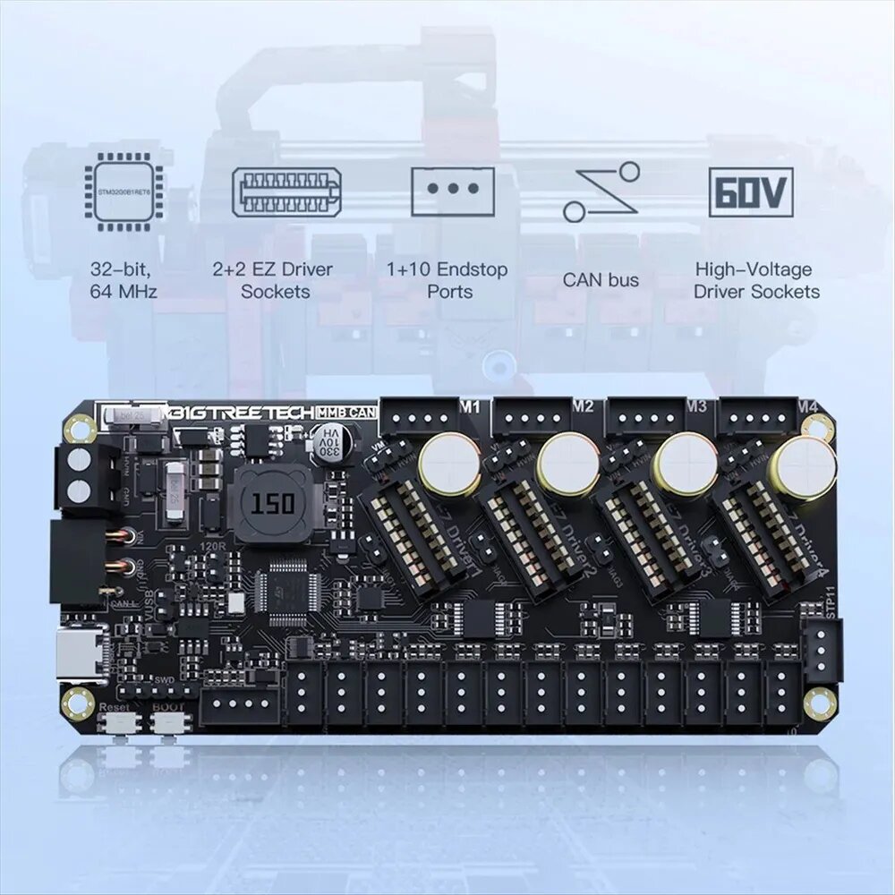 BIGTREETECH CAN ERCF V1.0 Control Board - High Performance 32-bit Microcontroller — фото 1